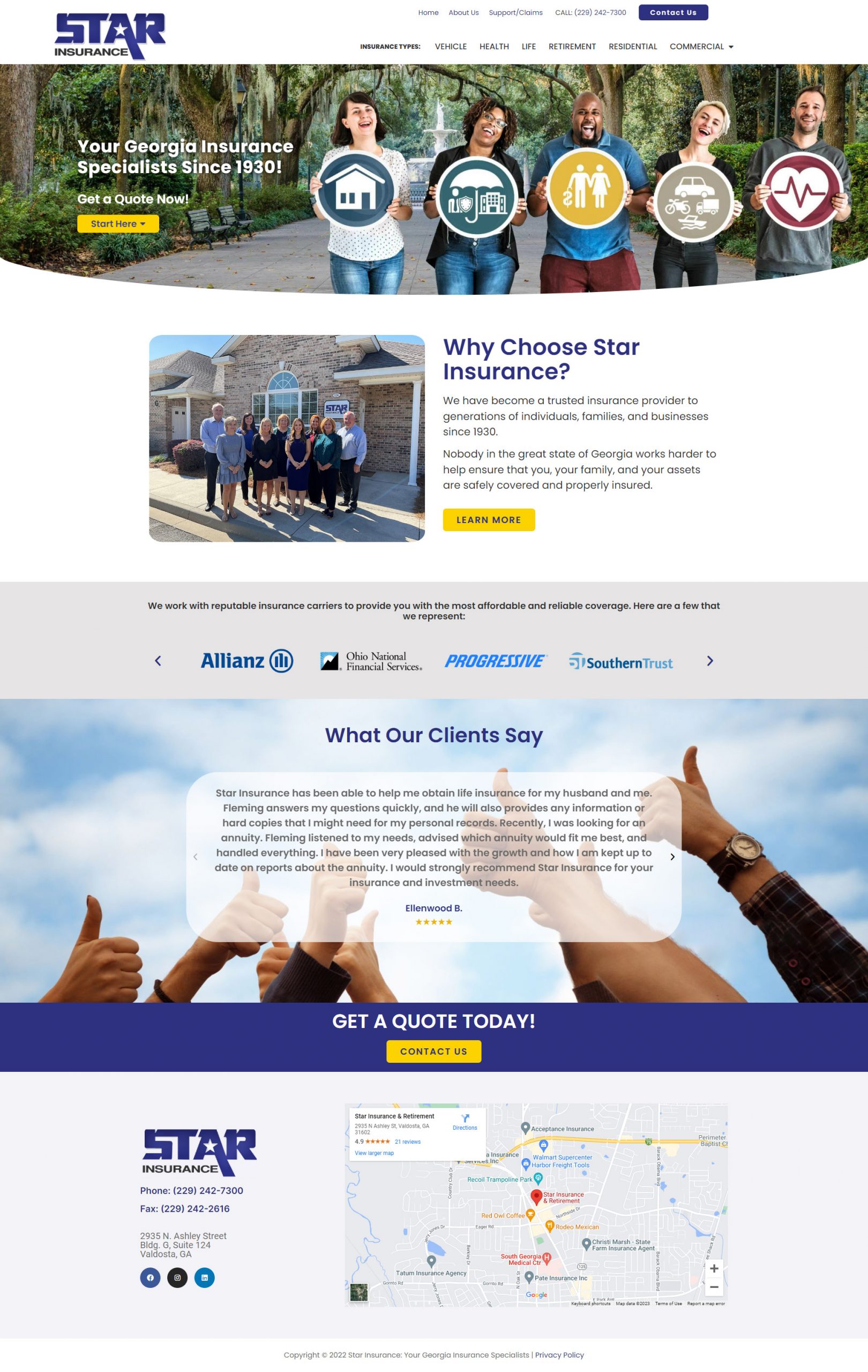 Star Insurance - Web Casa Design